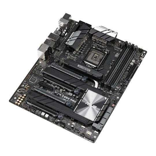 ASUS WS Intel Z390 PRO 9th Gen ATX Workstation Motherboard LN93358 ...