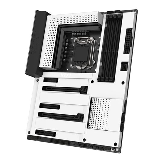 NZXT Intel Z390 N7 Matte White ATX Motherboard LN94976 - N7-Z39XT-W1 ...