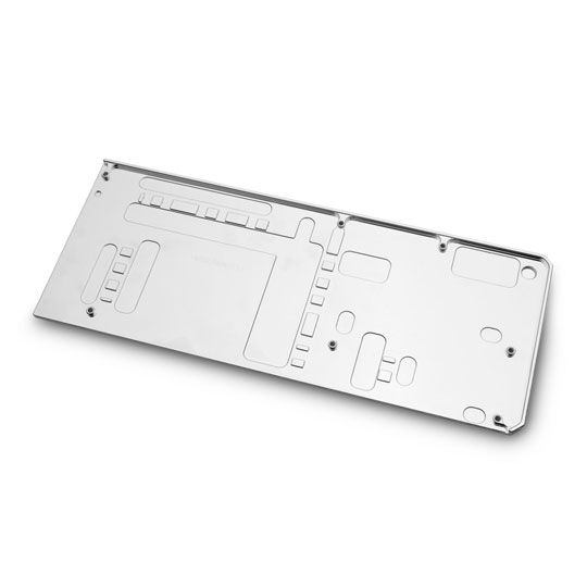 EKWB Nickel Plated Aluminium Vector Radeon VII Waterblock Backplate ...