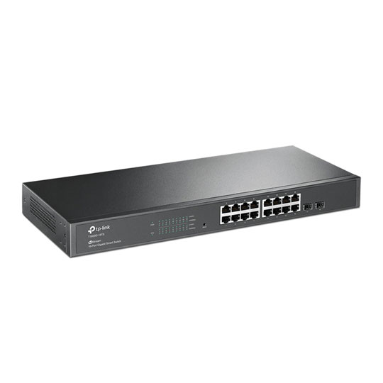 TP-LINK 16-Port Gigabit Smart Managed Switch with 2 SFP Slots LN98288 ...