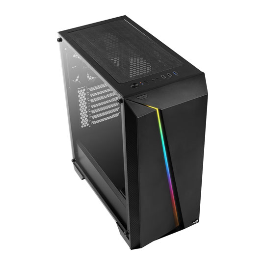 Aerocool Cylon Pro Tempered Glass RGB Midi PC Gaming Case LN98539 ...