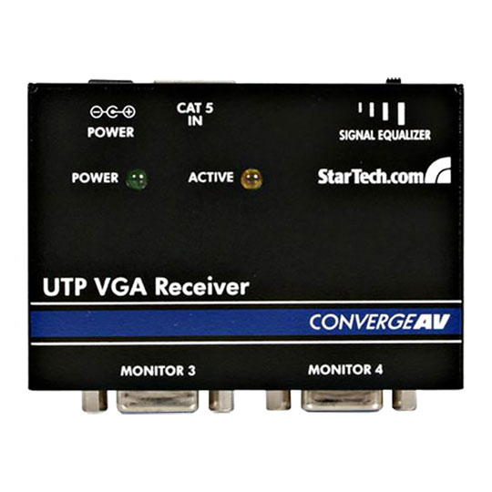 Startech.com VGA over CAT 5 Video Extender Receiver LN99100 - ST121RGB ...