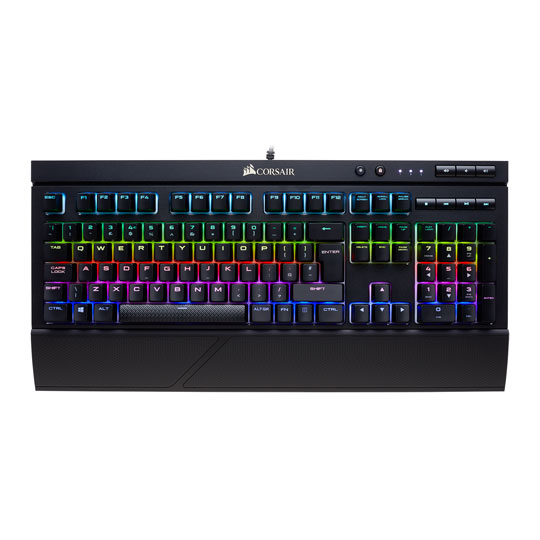 CORSAIR K68 RGB MX Blue Mechanical Gaming Keyboard IP32 Water/Dust Rissistant (2019 Update ...