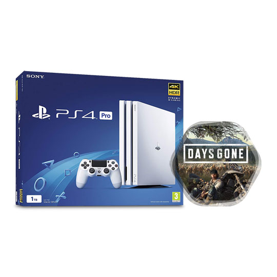 Sony PS4 Pro White 1TB Days Gone Bundle LN99174 - P4HEHWSNY75351 | SCAN UK