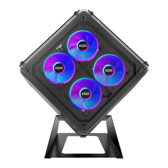 Azza CUBE 802 ATX / ITX Full Tower PC Gaming Case Black LN99303 - Cube ...