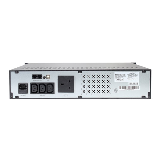 Powercool Rack-Mount Off-Line UPS 650VA with LCD & USB Monitoring ...