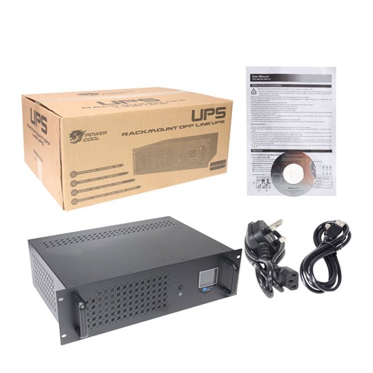 Powercool Rack-Mount Off-Line UPS 1200VA with LCD & USB Monitoring ...