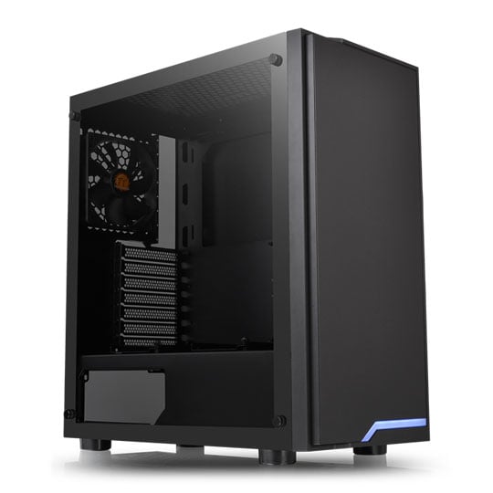 Thermaltake H100 Tempered Glass Mid Tower PC Case LN99432 - CA-1L4 ...