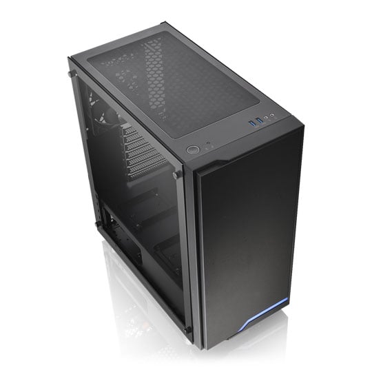 Thermaltake H100 Tempered Glass Mid Tower PC Case LN99432 - CA-1L4 ...