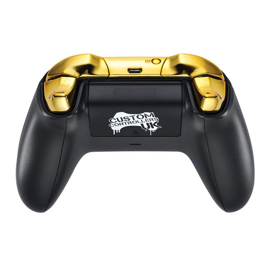 Custom Controllers Xbox One Controller Blue Shadow and Gold Edition ...