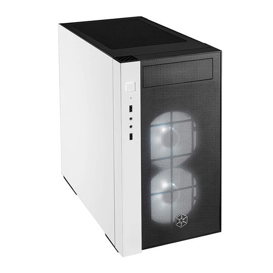 SilverStone SST-RL08BW-RGB Red Line Mini Tower Computer Case LN99941 ...