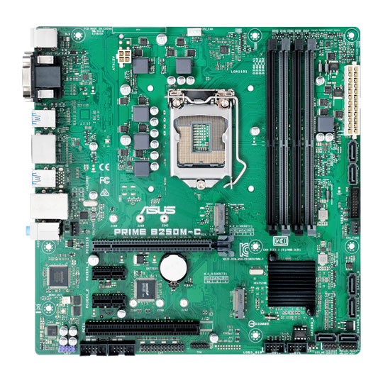 ASUS PRIME Intel B250M C CSM/Corporate Stable Model Micro ATX ...