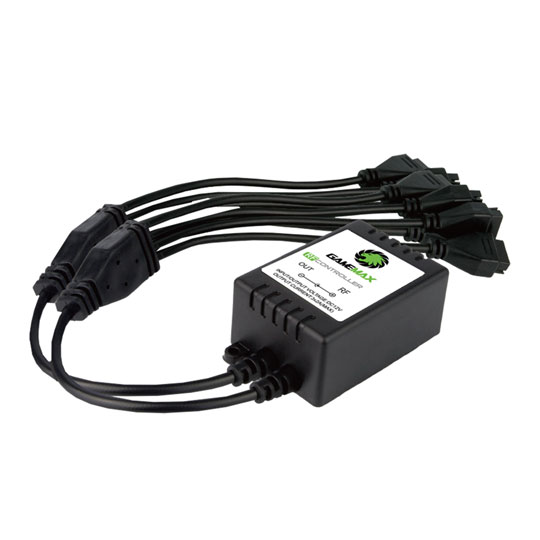 GameMax 4pin RGB Controller with 4 Vortex Fans LN100187 - FC-PH-QH0H ...
