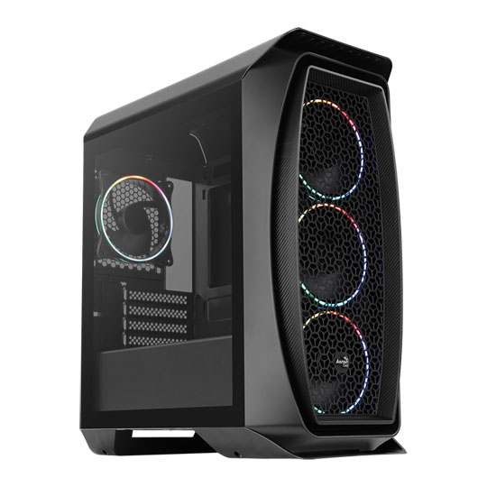 Aerocool Black Aero One Mini Eclipse Windowed PC Gaming Case LN100928 ...