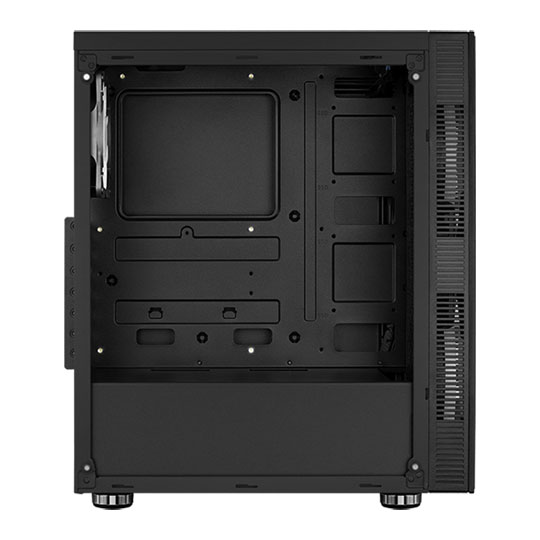 Aerocool Python RGB Black Mid Tower Tempered Glass PC Gaming Case ...