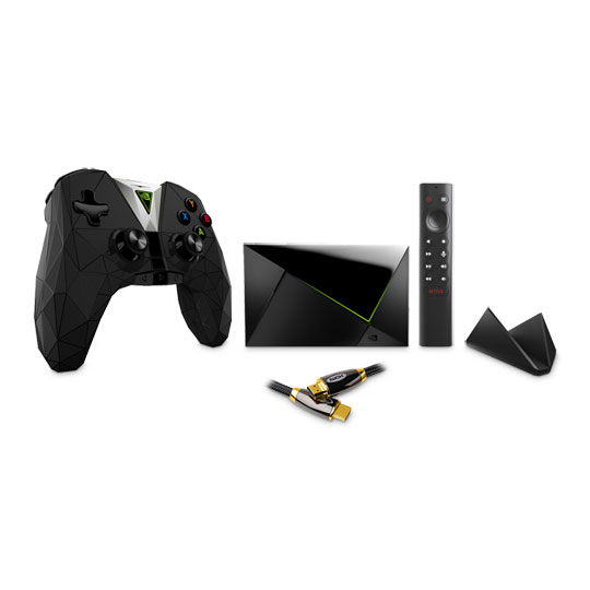 NVIDIA Shield TV Pro Bundle Shield + Remote + Stand + Controller ...