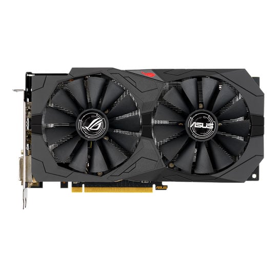 ASUS AMD Radeon RX 570 8GB GDDR5 ROG STRIX OC Graphics Card LN103639 ...
