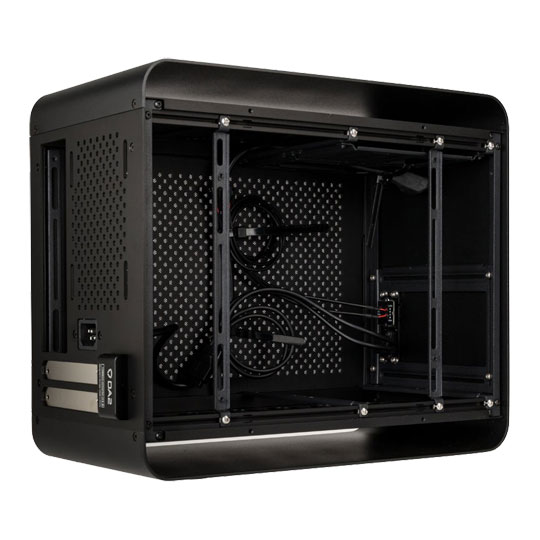Streacom DA2 Mini ITX Premium Aluminum Case - Black LN104231 - ST-DA2 ...