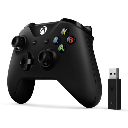 Xbox Controller with PC Wireless Adapter for Windows 10 LN104589 4N7 00002 SCAN UK