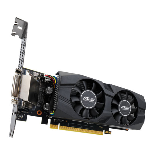 ASUS NVIDIA GeForce GTX 1650 4GB Low Profile OC Turing Graphics Card ...