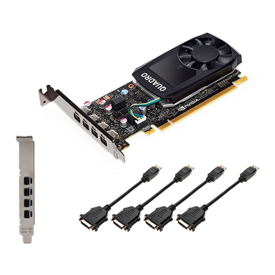 PNY NVIDIA Quadro P620 V2 2GB Pascal Graphics Card LN105266 ...