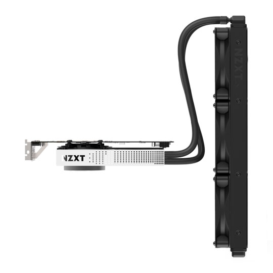 NZXT Kraken X72 RGB 360mm AIO CPU Cooler & Kraken G12 GPU Mounting Kit ...