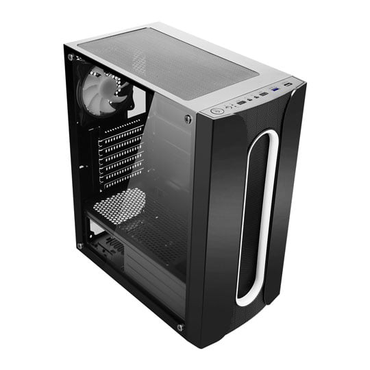 CiT Sauron ARGB Gaming Windowed Mid Tower Gaming Case LN105896 ...