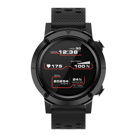 Canyon Wasabi GPS Sports IP68 Smartwatch LN106934 - CNS-SW82BB | SCAN UK