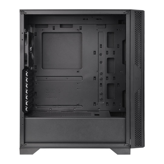 Thermaltake Black Versa T25 Tempered Glass Mid Tower PC Gaming Case ...