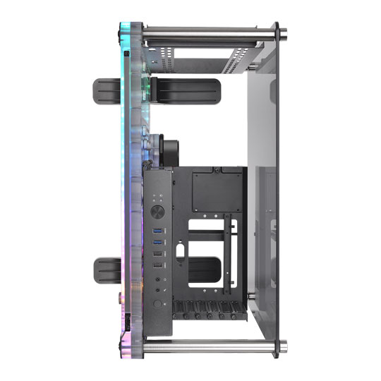 Thermaltake DistroCase 350P Open Frame Mid Tower Tempered Glass PC ...