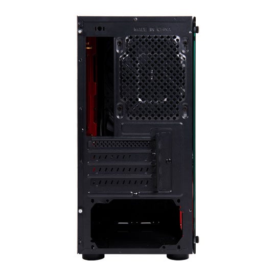 Tecware Nexus M Black/Red MicroATX Windowed PC Case LN109232 - TWCA ...