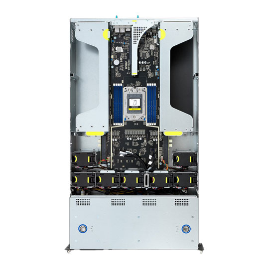 ASUS ESC4000A-E10 2nd Gen EPYC Rome CPU 2U 8 Bay 1600W Barebone Server ...