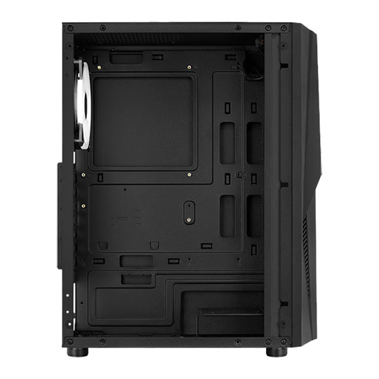 Aerocool Mecha ARGB Black Mid Tower Tempered Glass PC Gaming Case ...