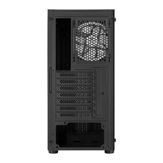 Aerocool Mecha ARGB Black Mid Tower Tempered Glass PC Gaming Case ...