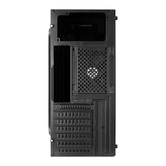 Aerocool Split RGB Black Mid Tower Tempered Glass PC Gaming Case ...