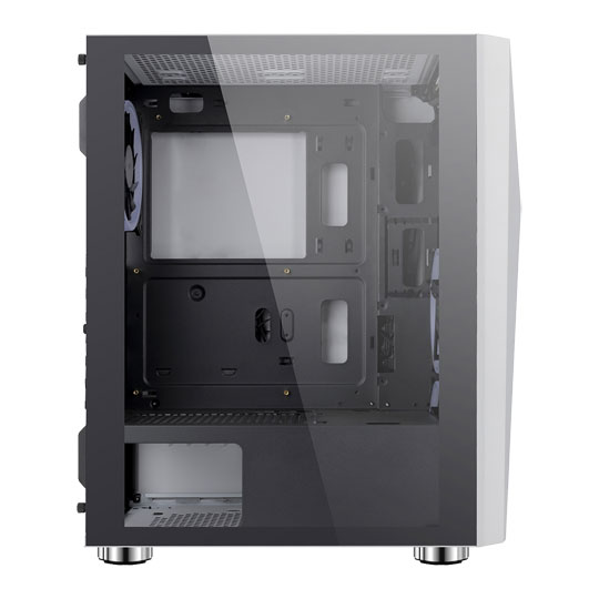 CiT Alpha White ARGB Midi Tower Windowed PC Case LN111319 - CIT-ALPHA ...