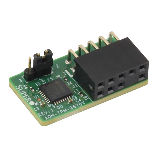 Supermicro SPI Capable TPM 2.0 Module LN111411 - AOM-TPM-9670V | SCAN UK