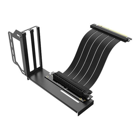 Akasa 20cm RISER BLACK PRO Vertical GPU Holder PCIe 3.0 x 16 Riser ...
