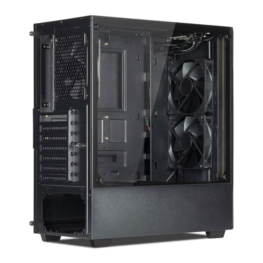 Tecware Nexus Evo RGB Black Mid Tower Tempered Glass PC Gaming Case ...