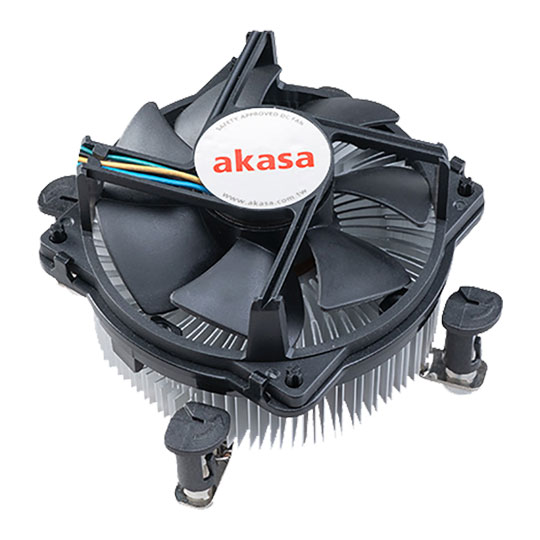 Akasa Intel Approved CPU Cooler with 95mm PWM Quiet Fan LN111502 - AK ...