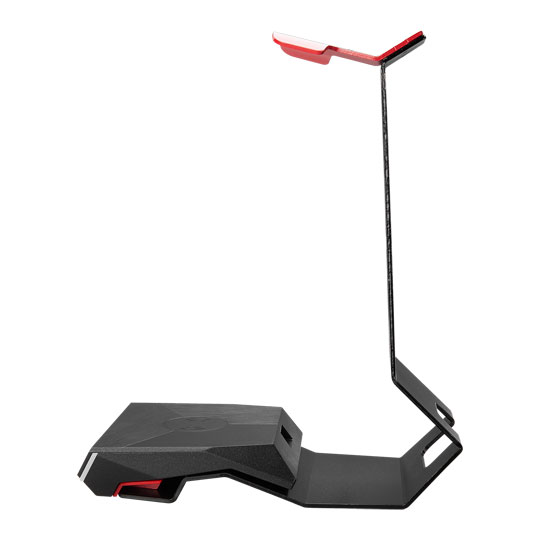 MSI IMMERSE HS01 COMBO Black/Red Headset Stand & Wireless Charger ...