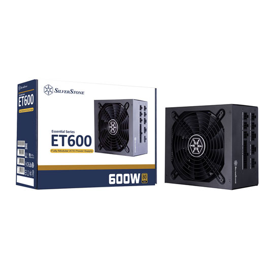 SilverStone Strider Essential Series 600W 80 Plus Gold PSU/Power Supply ...