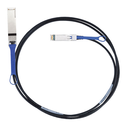Mellanox Nvidia 1m 10gbe Qsfp To Sfp Passive Copper Splitter Cable 7856