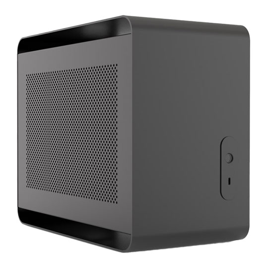 Streacom DA2 V2 Compact Full Aluminium ITX Chassis - Black LN112520 ...