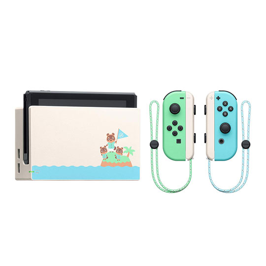 Nintendo Switch Animal Crossing New Horizons Edition w Additional C25 Wireless Joycon Controller LN112953 10003989 C25 JOYPAD SCAN UK