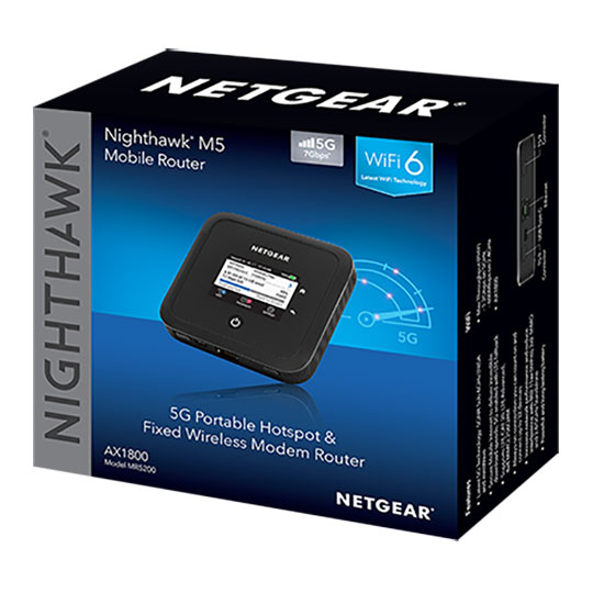 NETGEAR Nighthawk M5 5G/4G Mobile WiFi 6 Hotspot Router with LAN Port ...