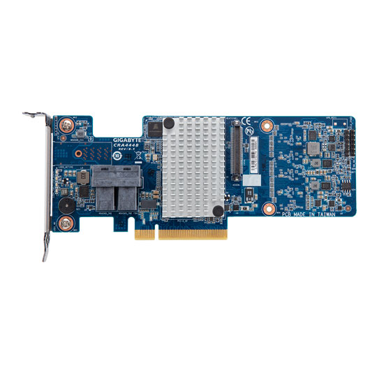 Gigabyte CRA4448 2-Port Mini SAS HD PCIe RAID Card LN113972 ...