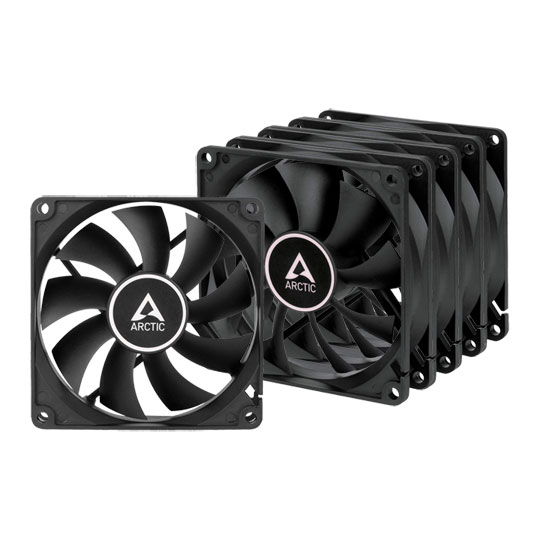 Arctic F9 Black Static Pressure 92mm Fan Value Pack (5 pcs) LN115038 ...