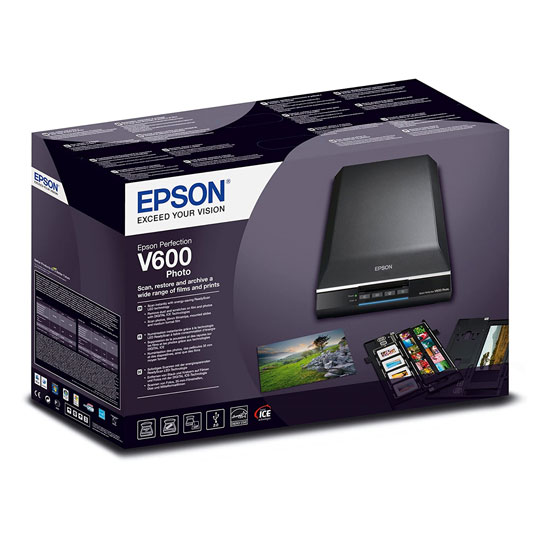 Epson Perfection V600 Film and Photo Flatbed Scanner LN116555 ...