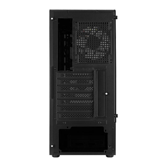 Aerocool Quantum Mesh Black Mid Tower Tempered Glass PC Gaming Case ...